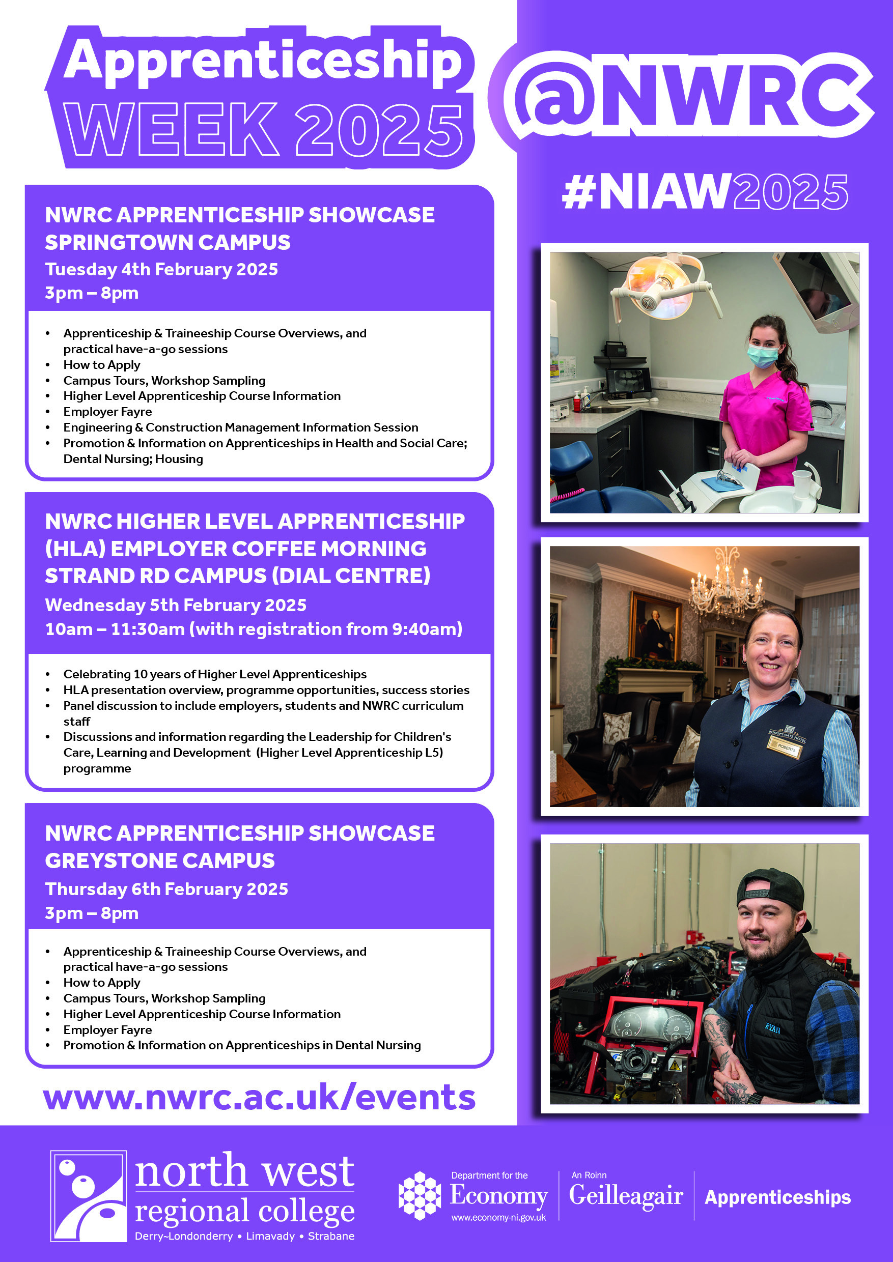 NWRC celebrates NI Apprentice Week (February 4-6 2025) | North West ...