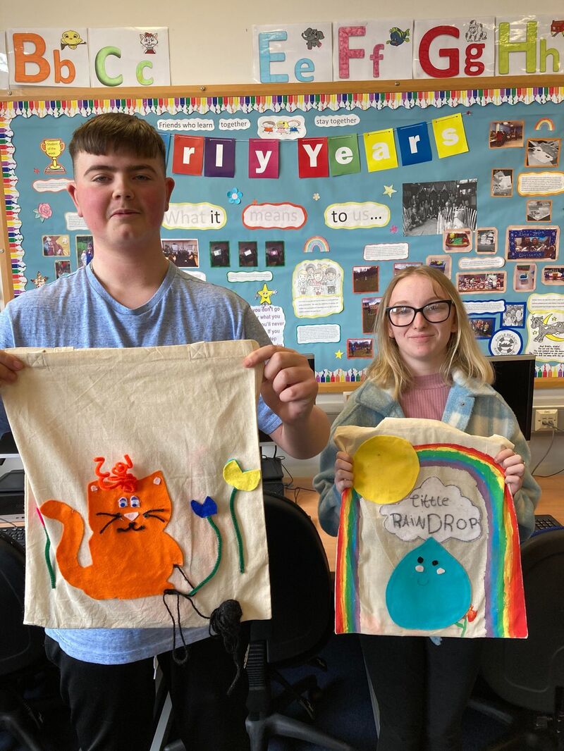 Early Years students complete Story Sacks project for use at local ...