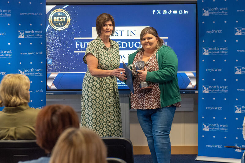 NWRC Student Amy Forbes receives Eileen Cairns scholarship at Best in ...