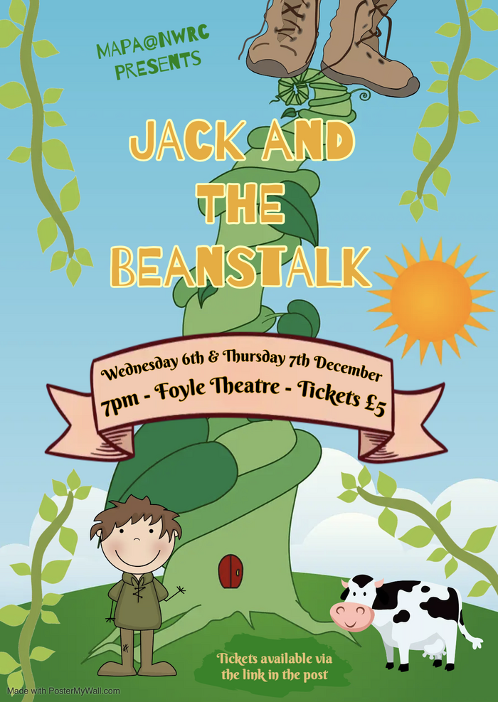 NWRC Christmas Panto - Jack and the Beanstalk | North West Regional College